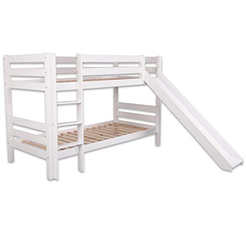 Etagenbett mit Rutsche - dein-kinderhochbett.de